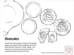 mooncakes-coloring-sheet | Chinese American Family